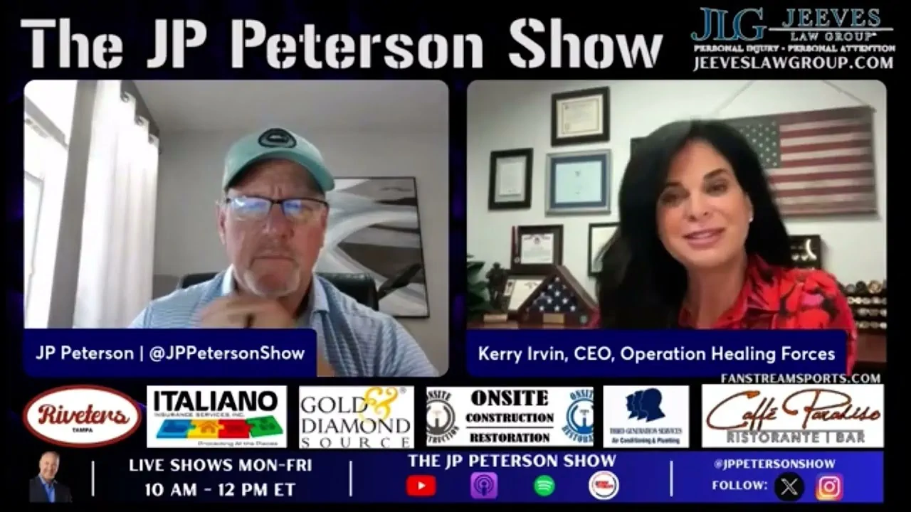 OHF CEO Kerry Irvin on the JP Peterson Show - Operation Healing Forces